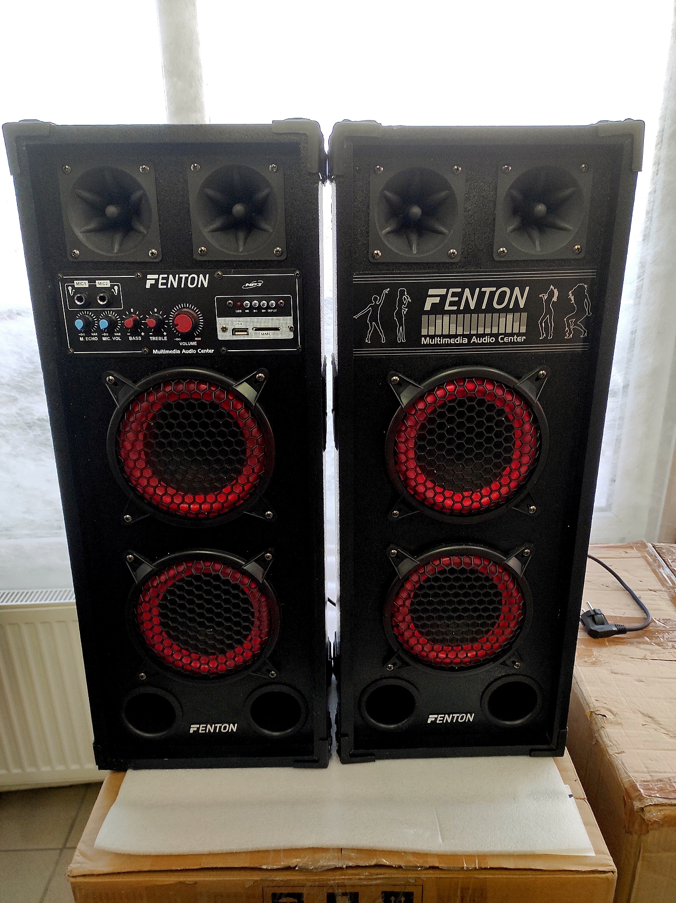 Активная акустическая система Fenton SPB-28 (800Вт) Bluetooth,USB,SD,MP3